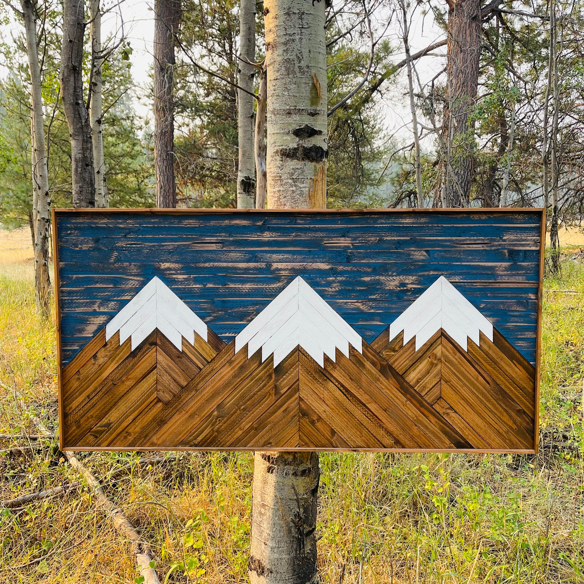Large “3 Sisters” - Rustic Blue Sky – Metolius Designs